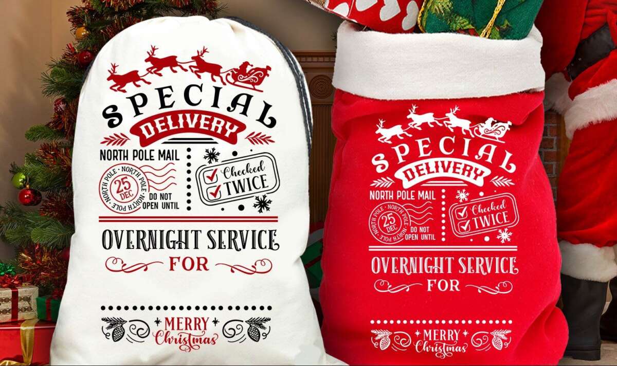 Santa Sack - DTF Sheet - Balance Printables