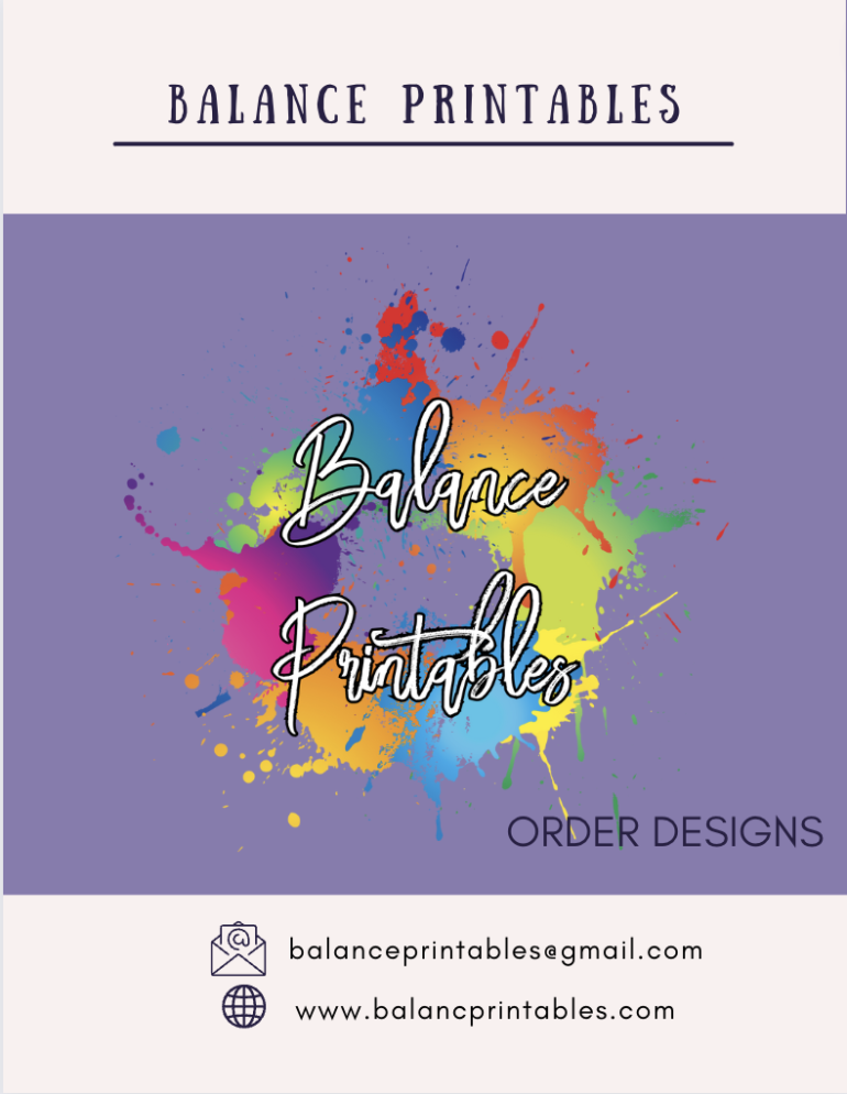 Catalog Order - Balance Printables