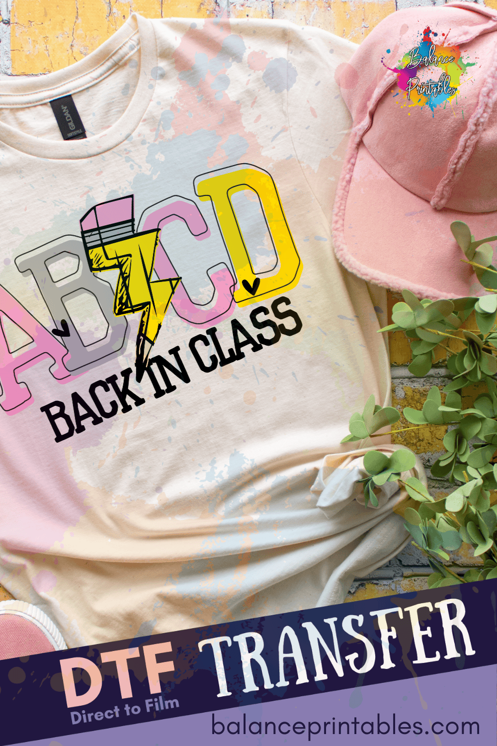 ABCD Back in Class - DTF Transfer - Balance Printables
