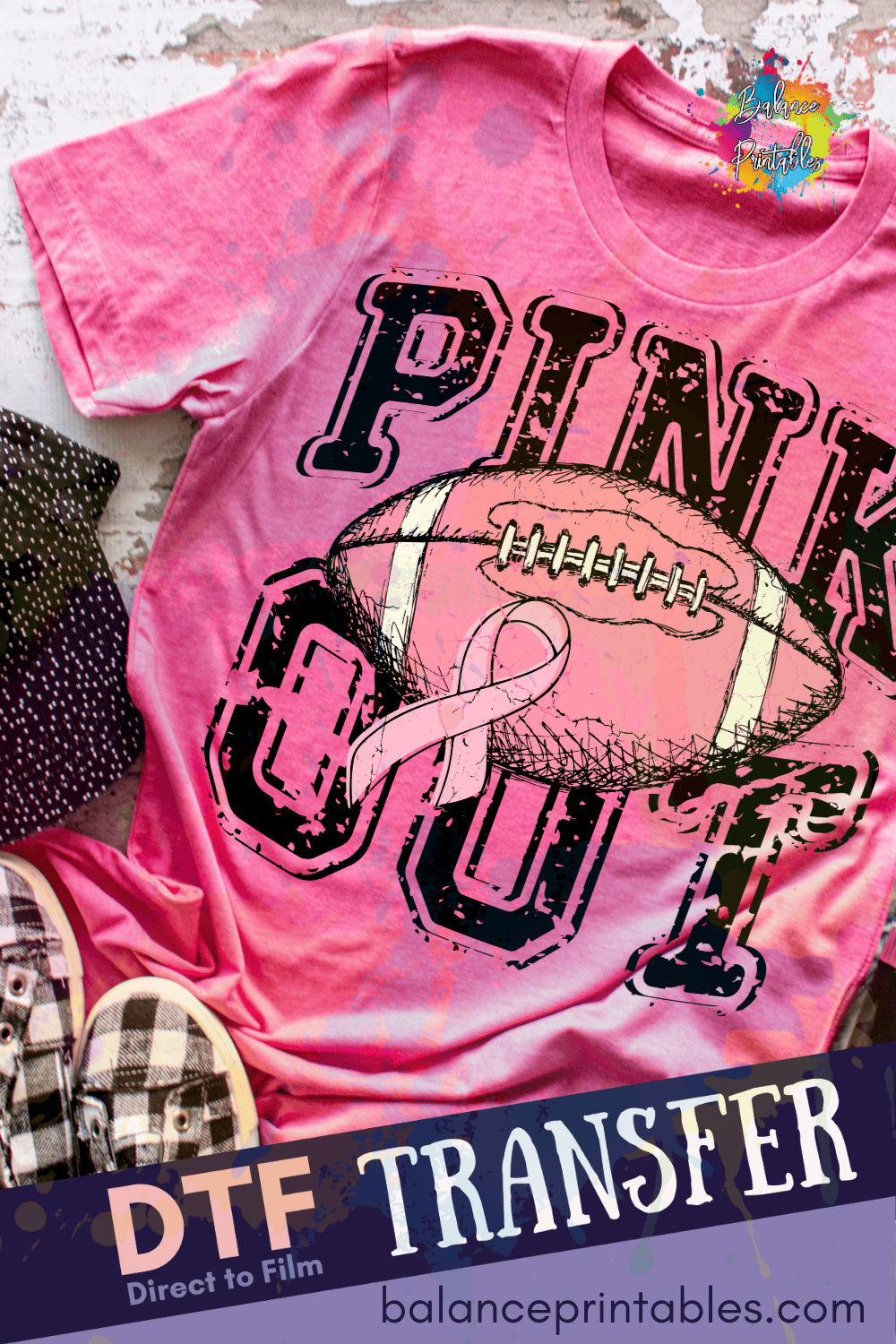 Pink Out - DTF Transfer - Balance Printables